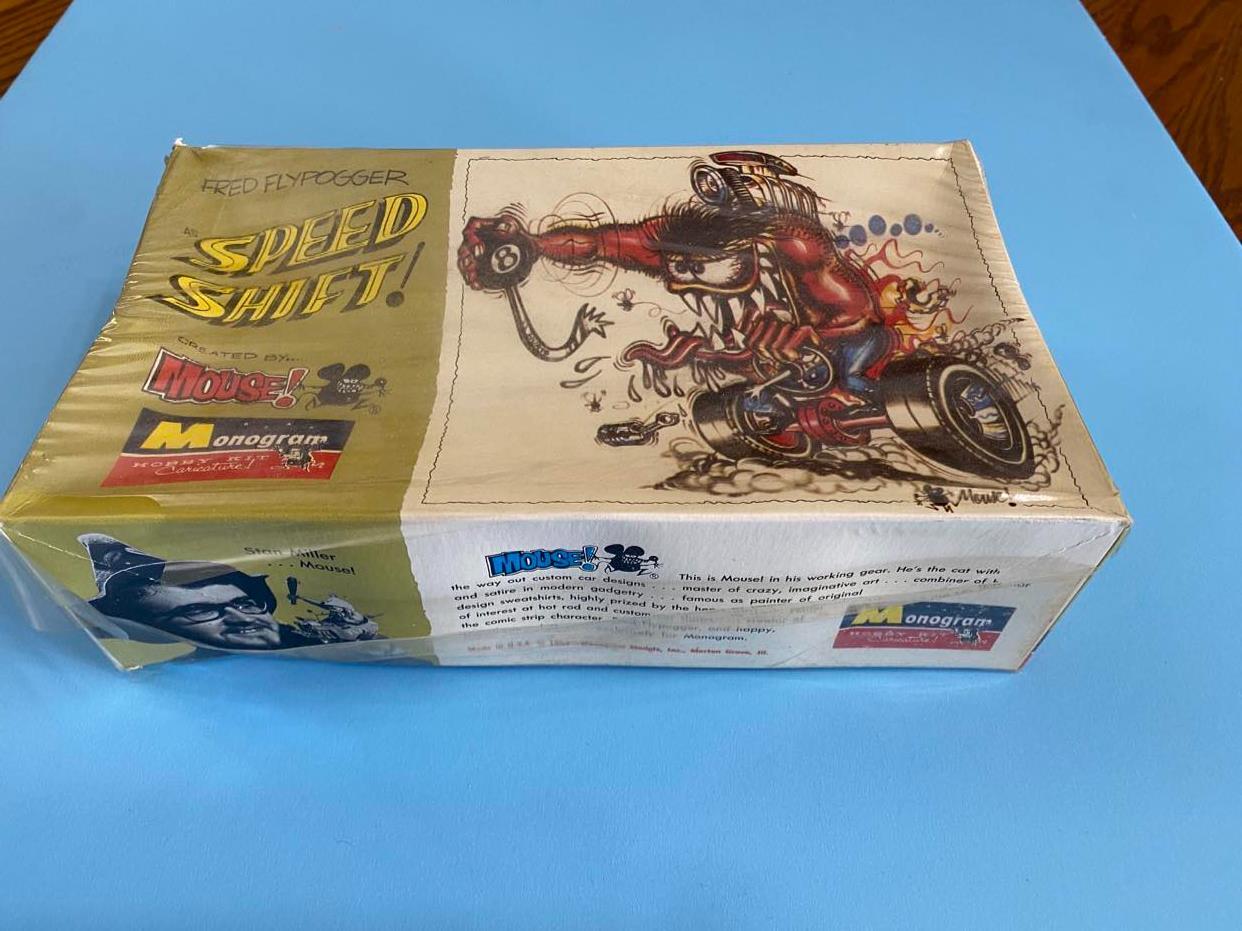 1965 Flypogger SPEED SHIFT Kit SEALED MIB Mouse~ Fink WEIRD OHS Ed Roth ...