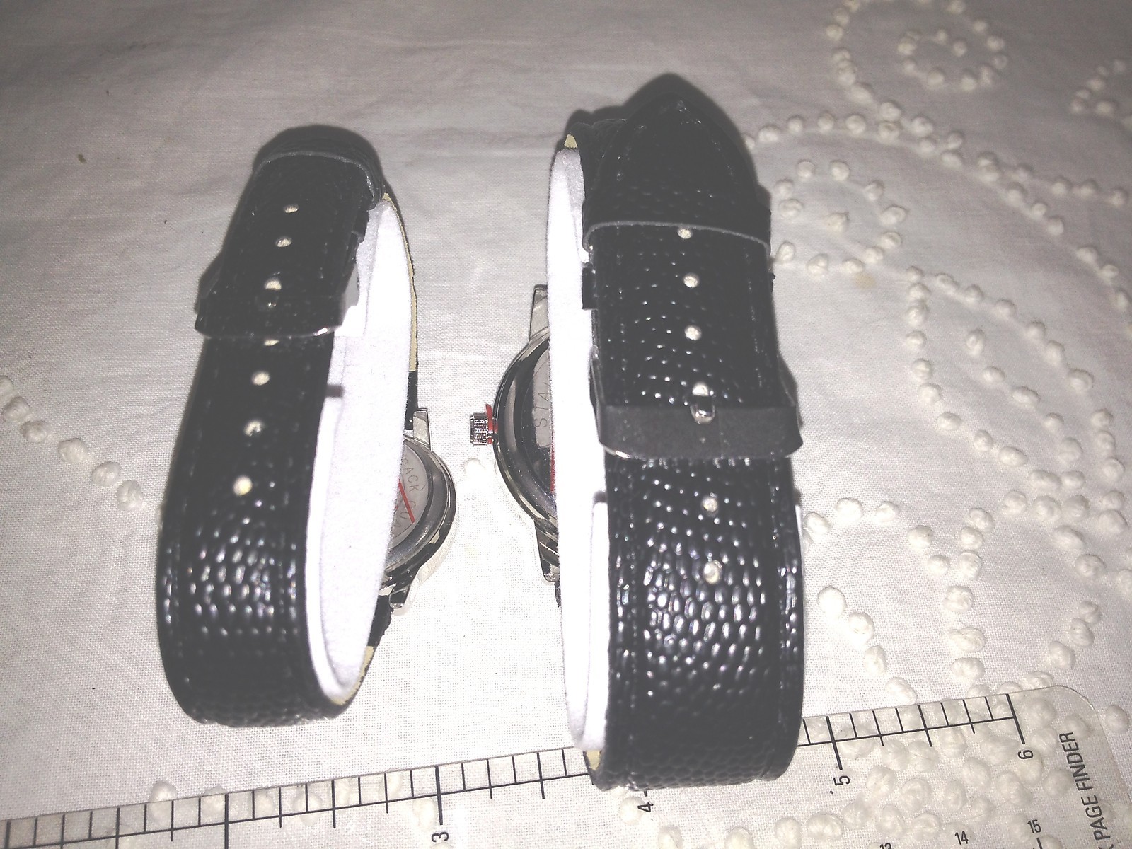 Vintage Antonio Watches - His & Hers - Quartz with Black Straps - NICE ...