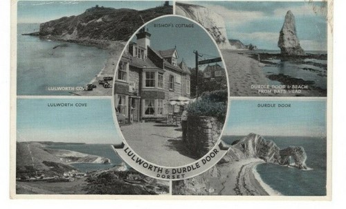 OLD POSTCARD - DORSET - Lulworth Cove and Durdle Door - multiview ...