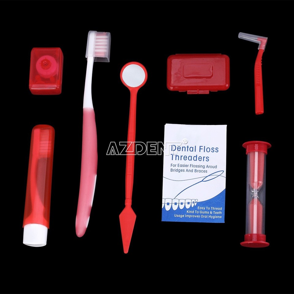 20Bag Dental Orthodontic Oral Care Kit hygiene Clean Tools Teeth ...
