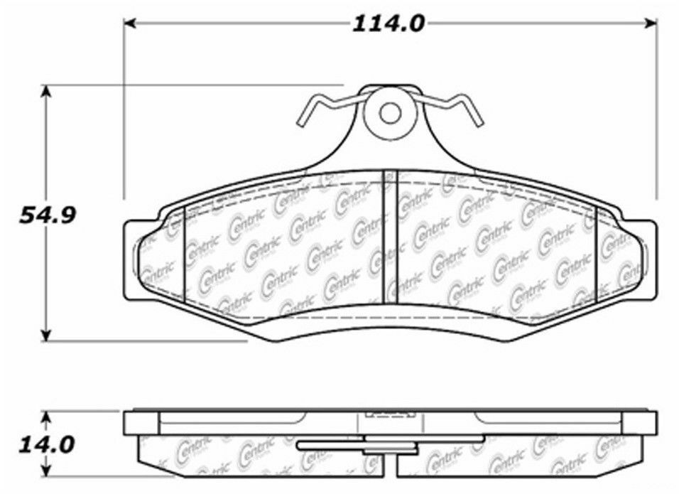BRAND NEW PRONTO REAR BRAKE PADS PCD724 / D724 FITS *SEE CHART FOR ...