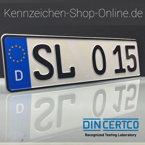 1 Kfz Kennzeichen 420x110 Nummernschild DHL Versand | eBay.de