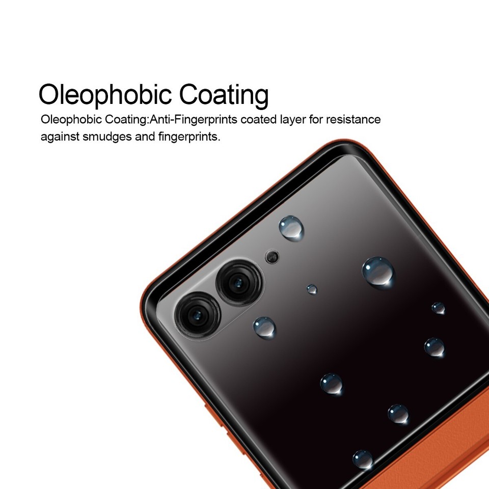 2X Full Cover Tempered Glass Screen Protector for Motorola Razr 2024/ ...