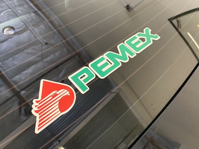 Pemex Mexico Gas Station Window Vinyl Decal Sticker | eBay