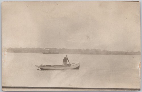 Mooretown St Clair Ontario 'Grandpa Rankin' Boat Steamer RP Postcard ...
