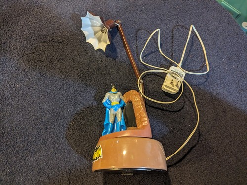 Vintage DC Light Blue Batman & Batcave Desk Lamp 1970s - Ver 2 - Repo ...