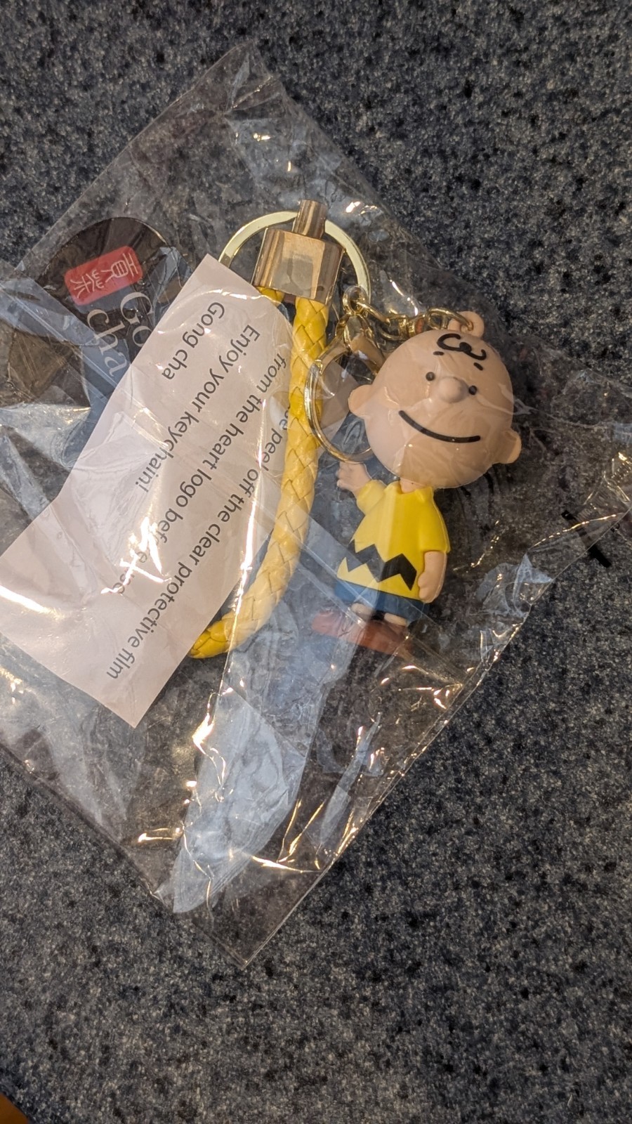 Gong Cha Tea x Peanuts Charlie Brown 75th Anniversary Keychain | eBay