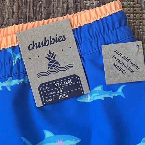 Chubbies Magic Print Classic Swim Trunk “The Secret Tides” Sz 2XL ...