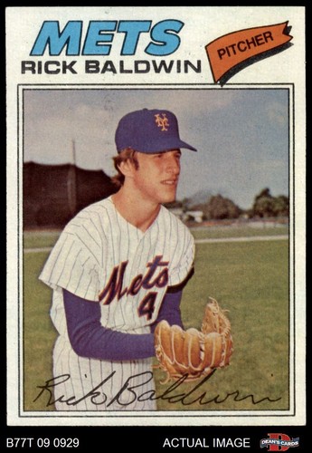 1977 Topps #587 Rick Baldwin Mets 7.5 - NM+ | eBay