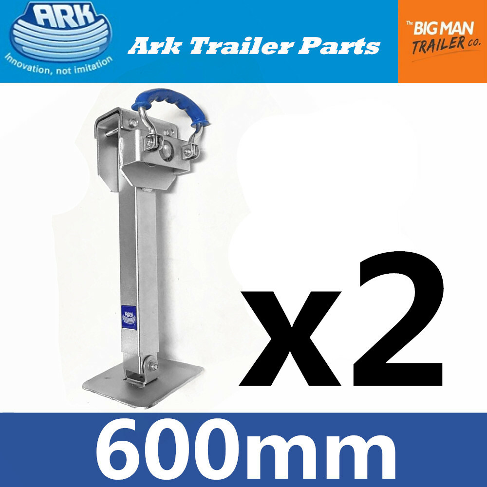 2x ARK Drop Down Corner Steady STABILIZER LEGS 600mm FOR CAMPER CARAVAN ...