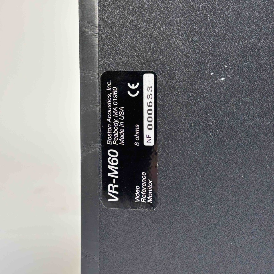 Boston Acoustics VR-M60 8 Ohm 51Hz-20kHz Home Theater Standing Speaker ...