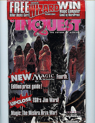 InQuest Magazine Issues # 3 Brand New Bagged nm/m 1995 MTG Wizard's ...