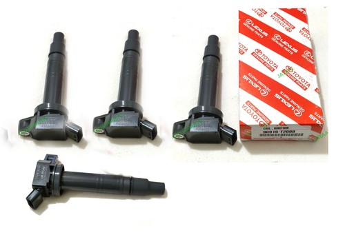 4X OEM Ignition Coil 90919-T2008 Fits For Toyota Fortuner Hiace Hilux ...