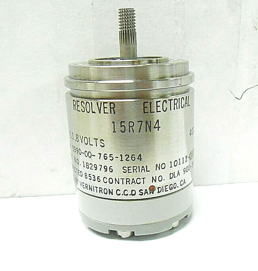15R7N4 VERNITRON ELECTRICAL RESOLVER, 26/11.8 VOLTS / 400 HERTZ NEW OLD ...