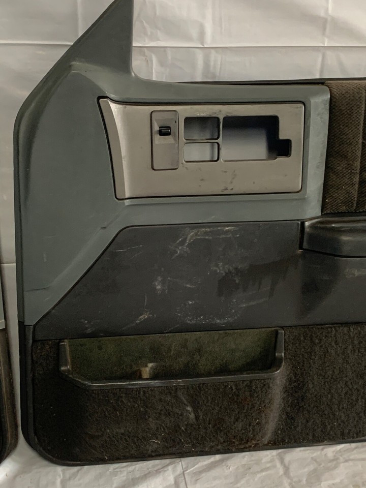 82 - 93 Chevy S10 Blazer S15 Sonoma Pair Lh Rh Front Door Panels GRAY ...