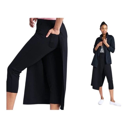 Betabrand The Sassiest Pants Capris Midi Skirt Overlay Women's Size 2XL ...