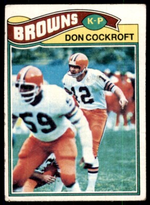 1977 Topps Don Cockroft Football Card Cleveland Browns #304 | eBay