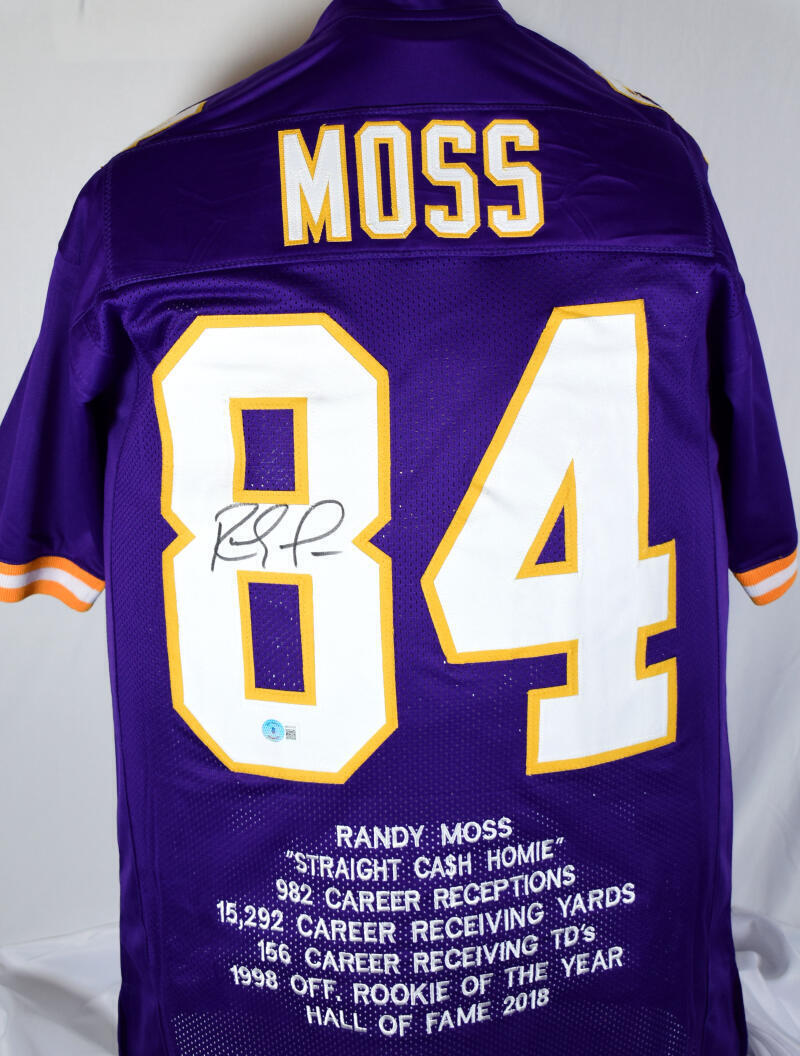 Randy Moss Autographed Memorabilia | Signed Photo, Jersey, Collectibles ...