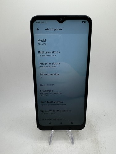 Vortex ZG65 Pro - Black - 32GB - (Stand-Up) - Smartphone - *FUNCTIONAL ...