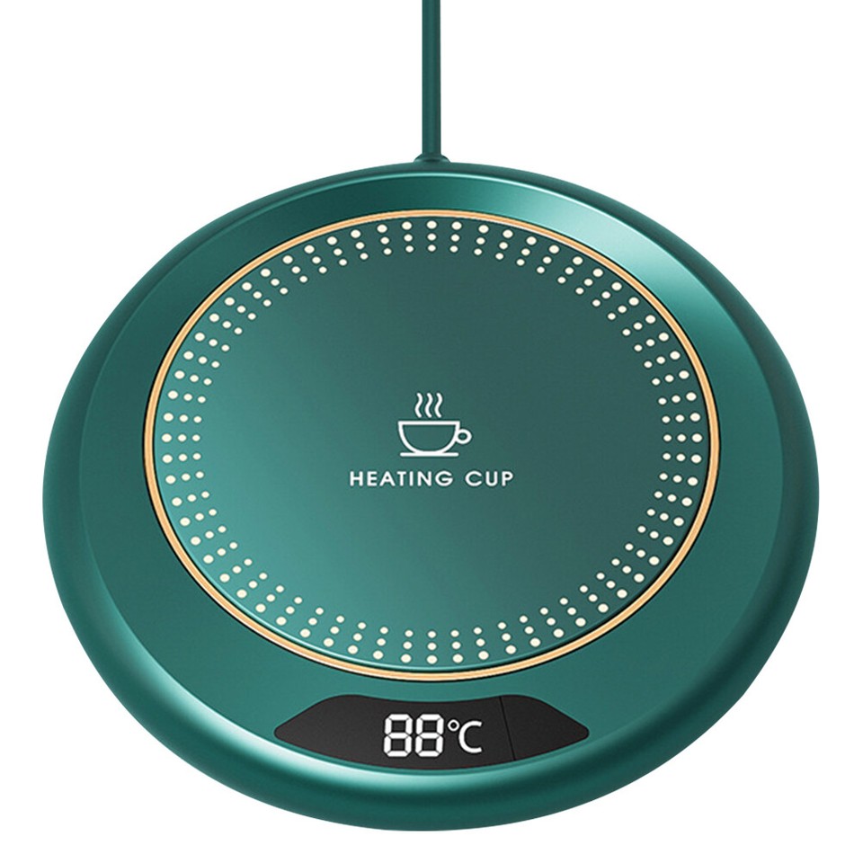 Desk Mug Warmer USB Plug Thermostat Coaster for Heating Coffee Beverage ...