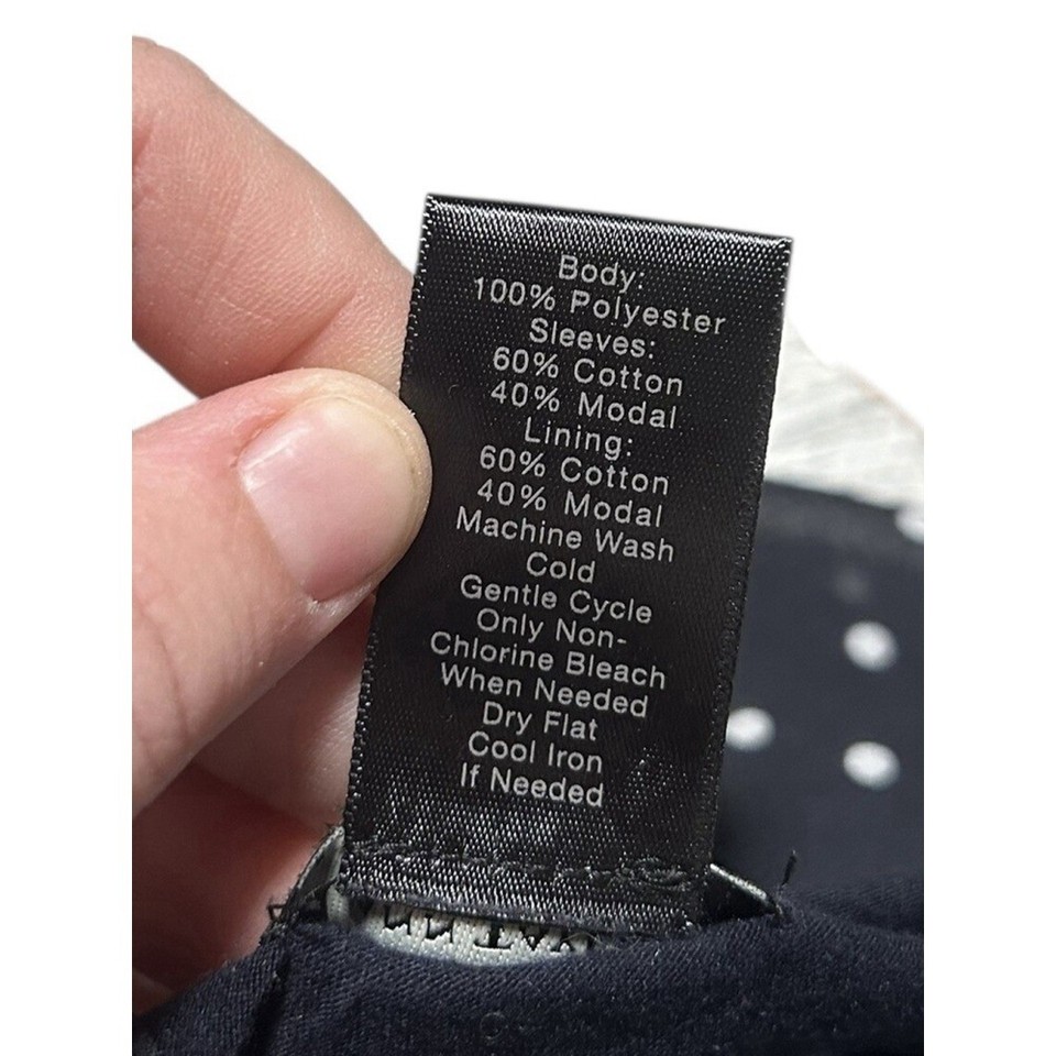 Ann Taylor Size Large Navy Polka Dot Blouse | eBay