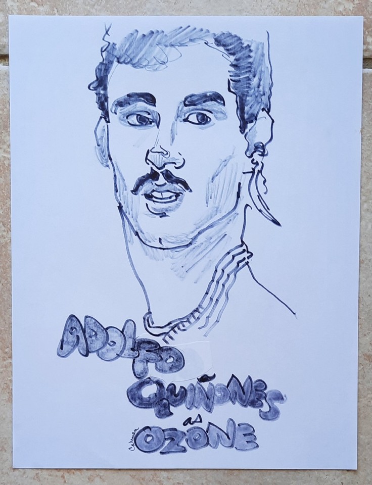 Original art Adolfo Quinones Shabba Doo as Ozone 1984 Breakin' film break dance | eBay