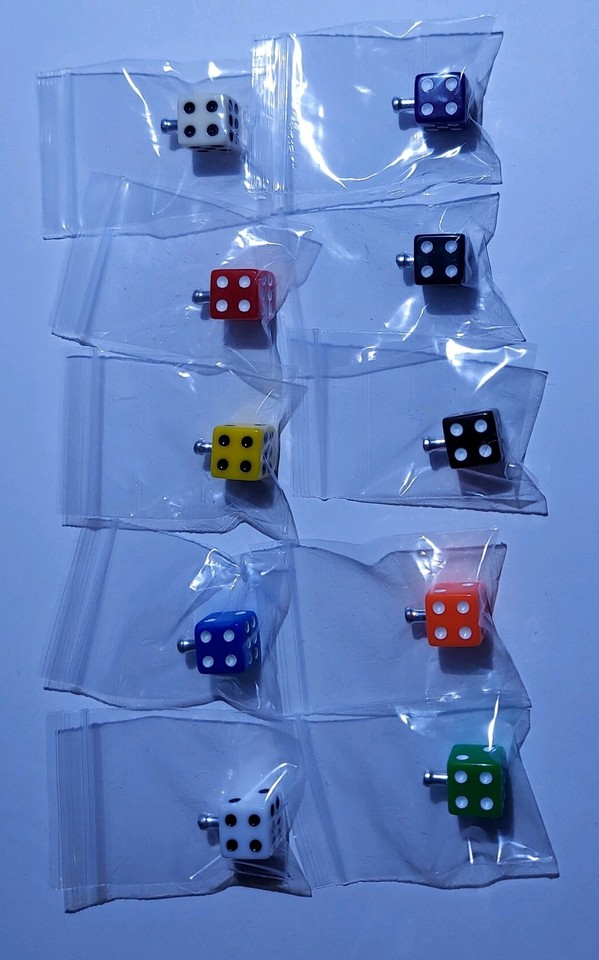 Dice Brake Cable Ends 1 Brown For BMX And Other Bikes New. | eBay