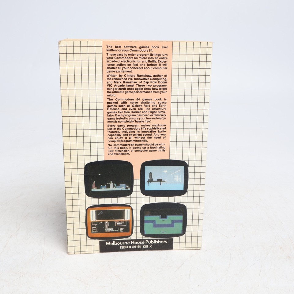 Commodore 64 Games Book and Games book2 By Cliffor &, Mark Ramshaw ...