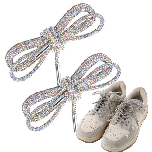 2PCS Glitter Shoe Laces Rope, Glitter Rope, Rhinestone Glitter Strings ...
