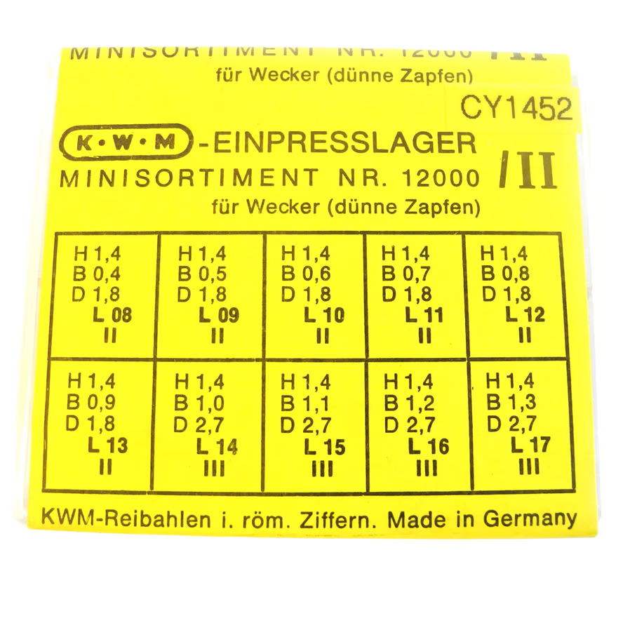 KWM Clock Bush Bushes Assortment (100 Pieces) NR. 12000 / II - CY1452 ...