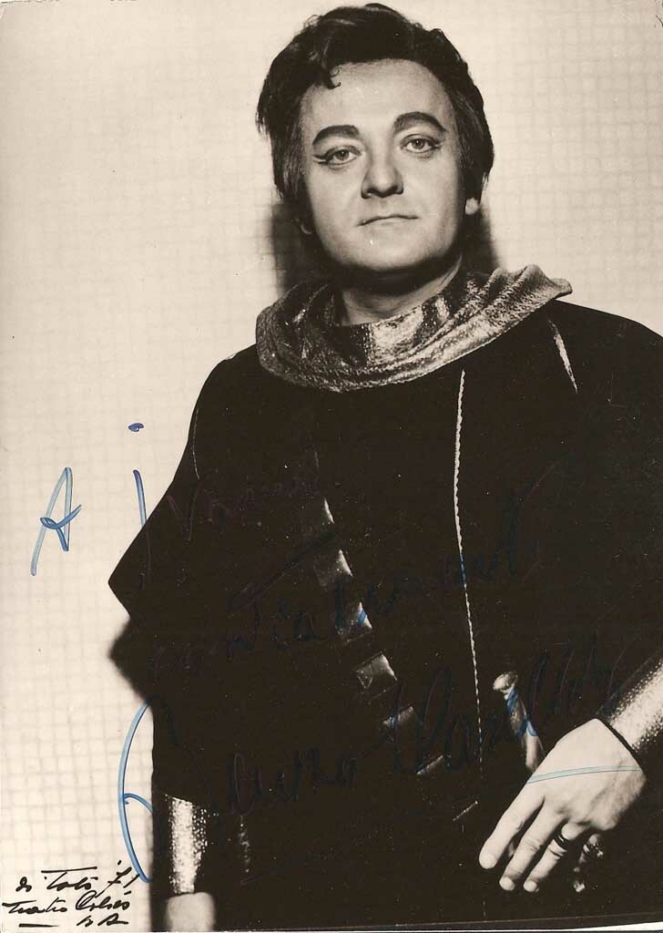 RENZO CASELLATO - ITALIAN TENOR Orig. Signed Photo 1971 | eBay
