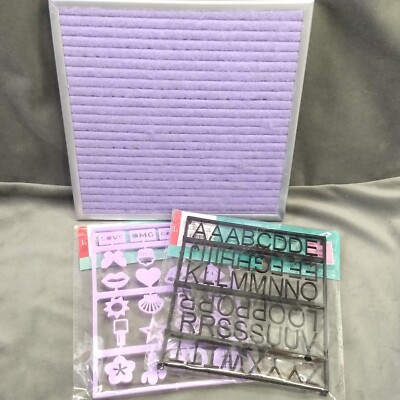 Target Bullseye 8" x 8" Felt Letter Board, Letter Packs + loose Letters ...