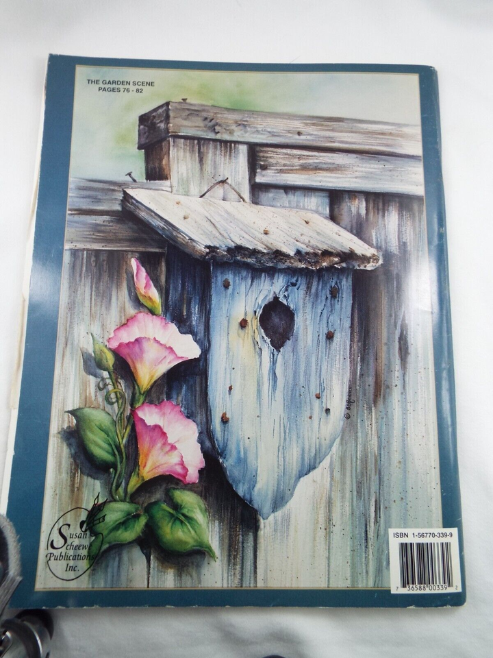 Watercolor Painting Book Susan Scheewe Brown "The Garden Scene" 95 ...