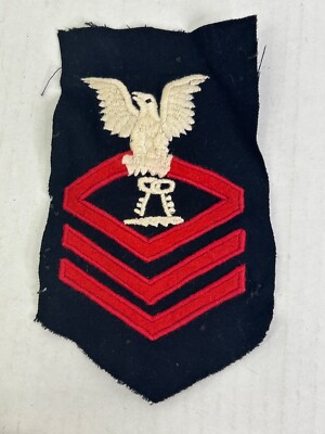 WWII US Navy Chief Storekeeper Rating Patch | eBay