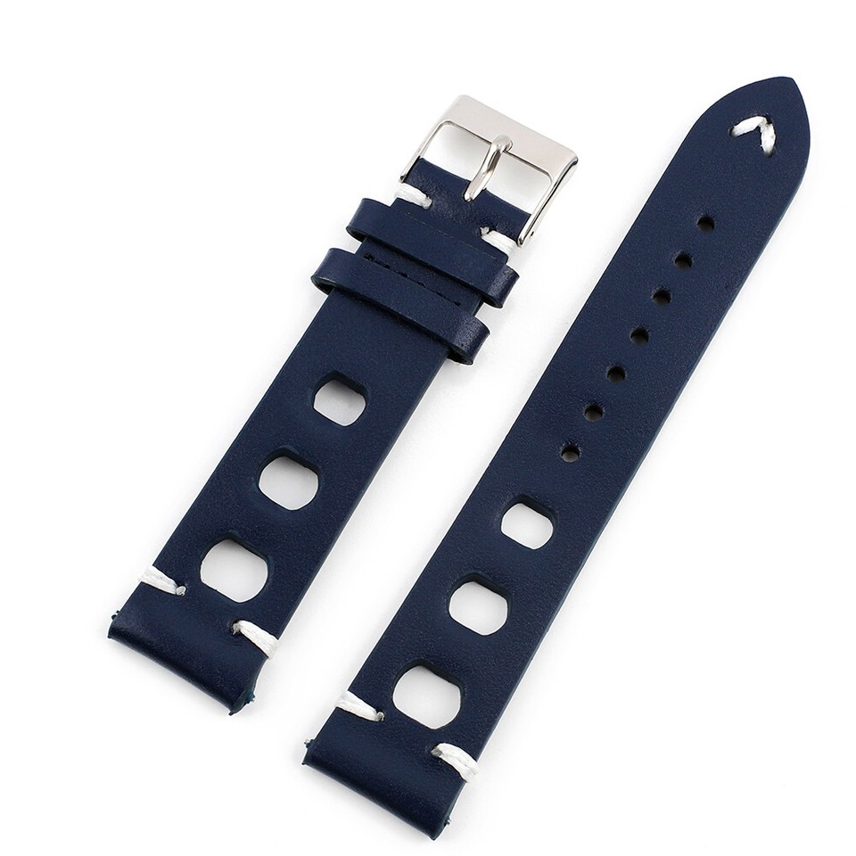 Mens Watch Strap Handmade Genuine Leather Vintage Wrist Band 18MM 20MM ...