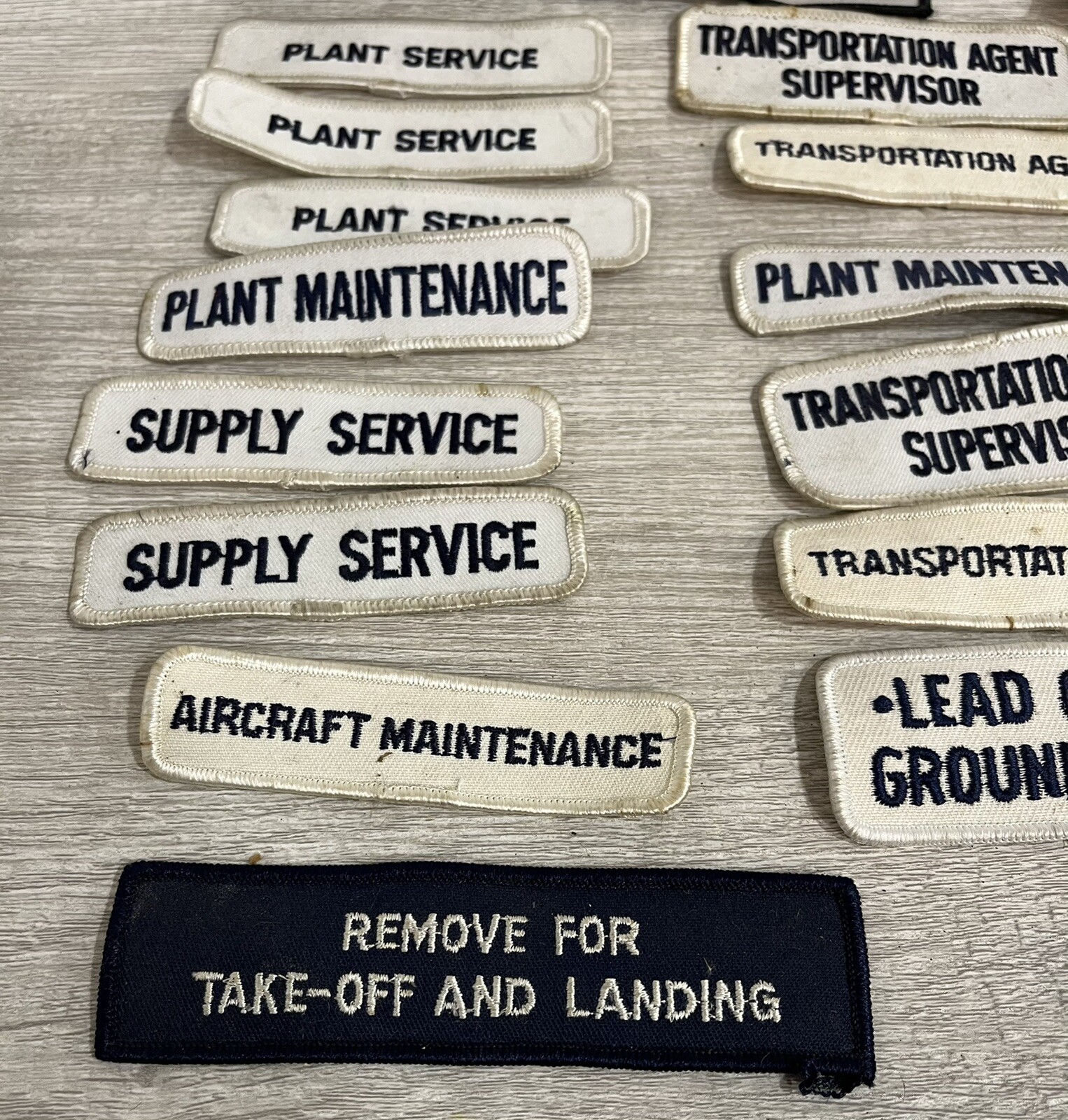 Lot Of 25 Vintage Airline sew-on embroidered Employee patches ...