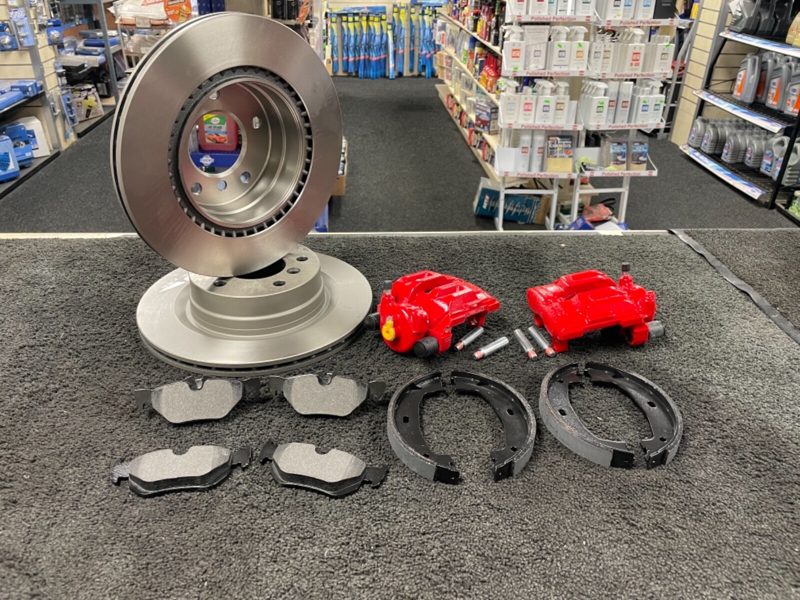 FOR BMW E81 E82 E87 E88 E90 E91 E92 E93 REAR BRAKE DISCS PADS SHOES ...