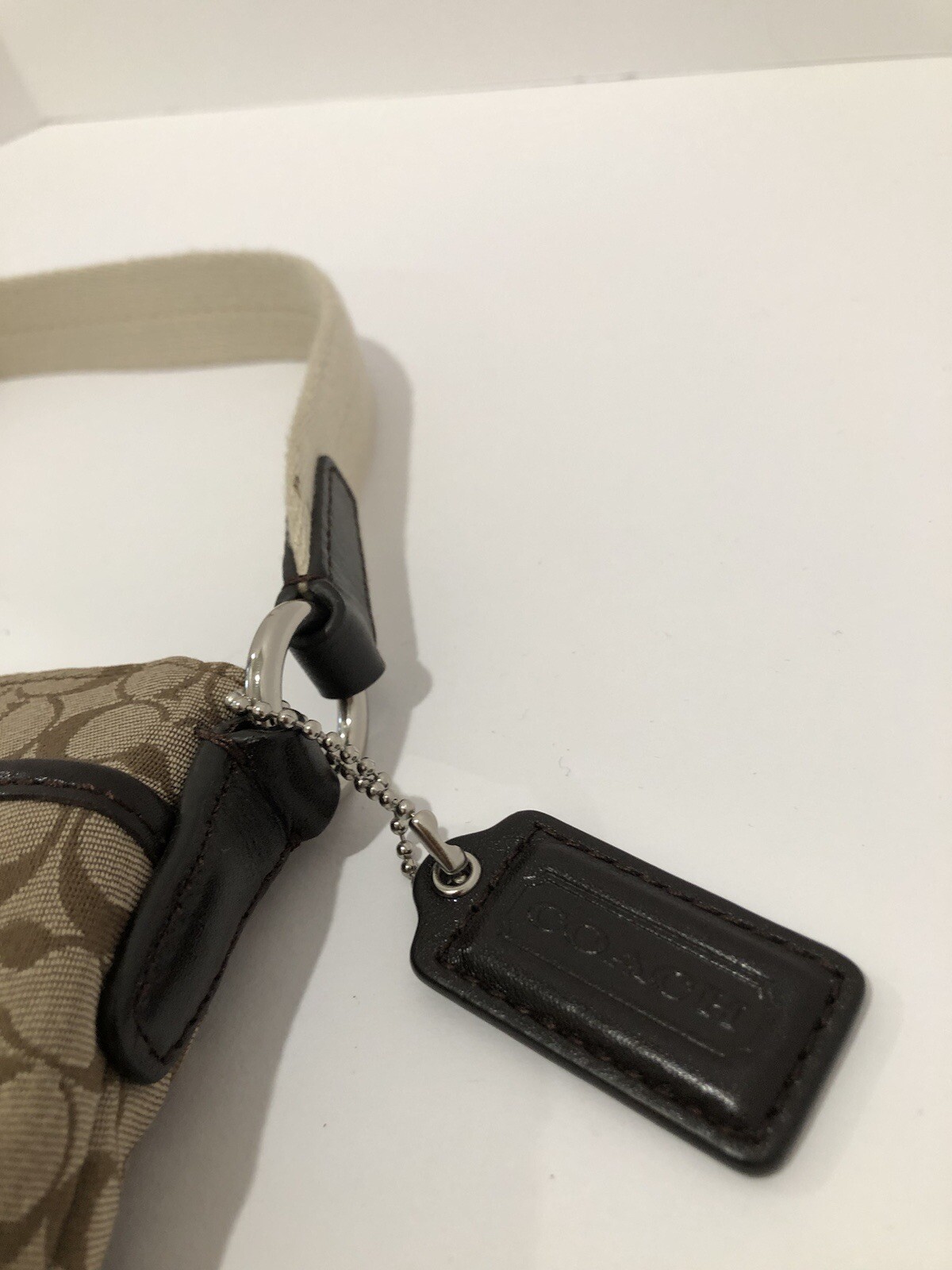 Coach Legacy Signature Stripe Swingpack Crossbody Bag… - Gem