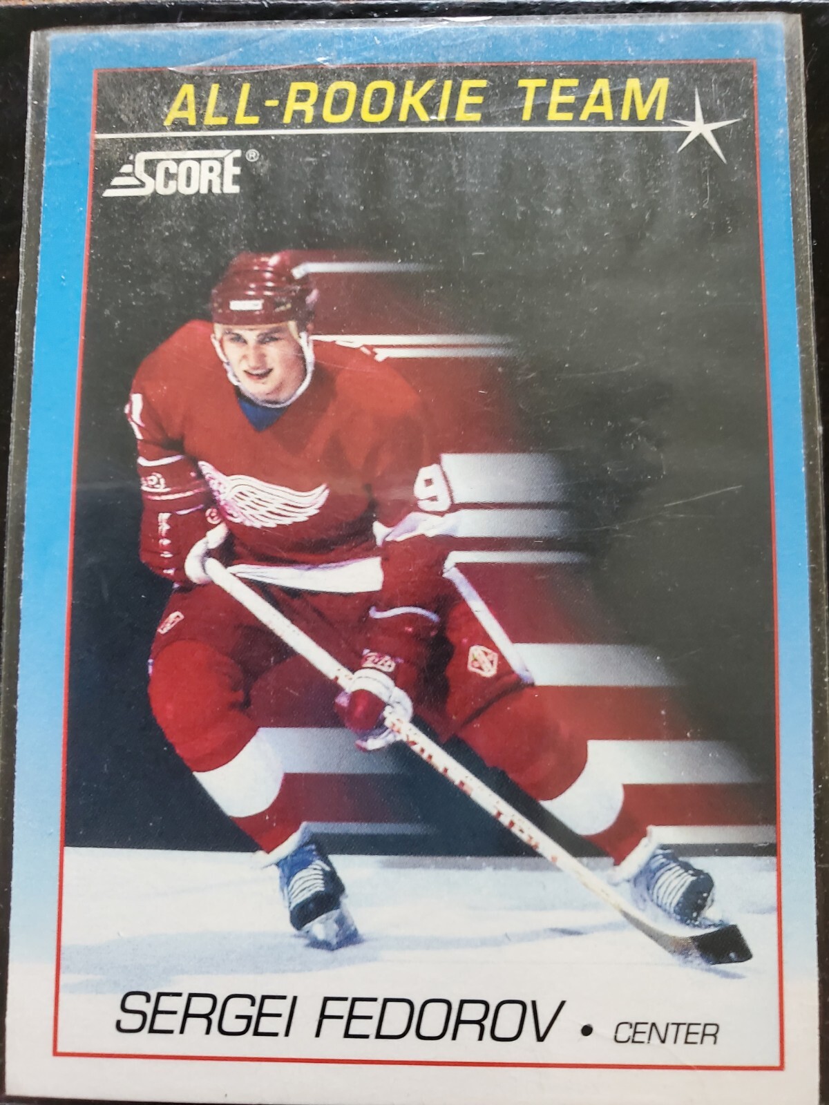Sergei Fedorov - 1991-92 Score All-Rookie Team Card #382 MINT | eBay