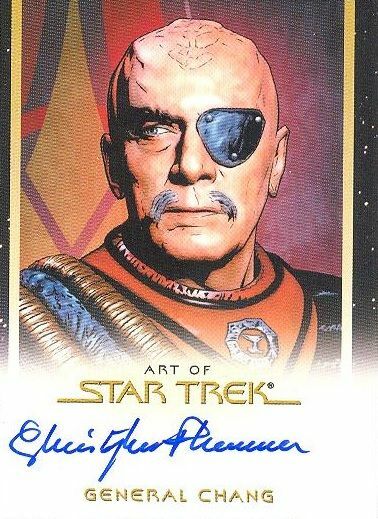 Star Trek Inflexions Movie Art Autograph Card Christopher Plummer ...