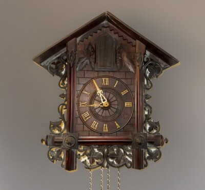 Rare Antique Black Forest Trumpeter Cuckoo Wall Clock | eBay
