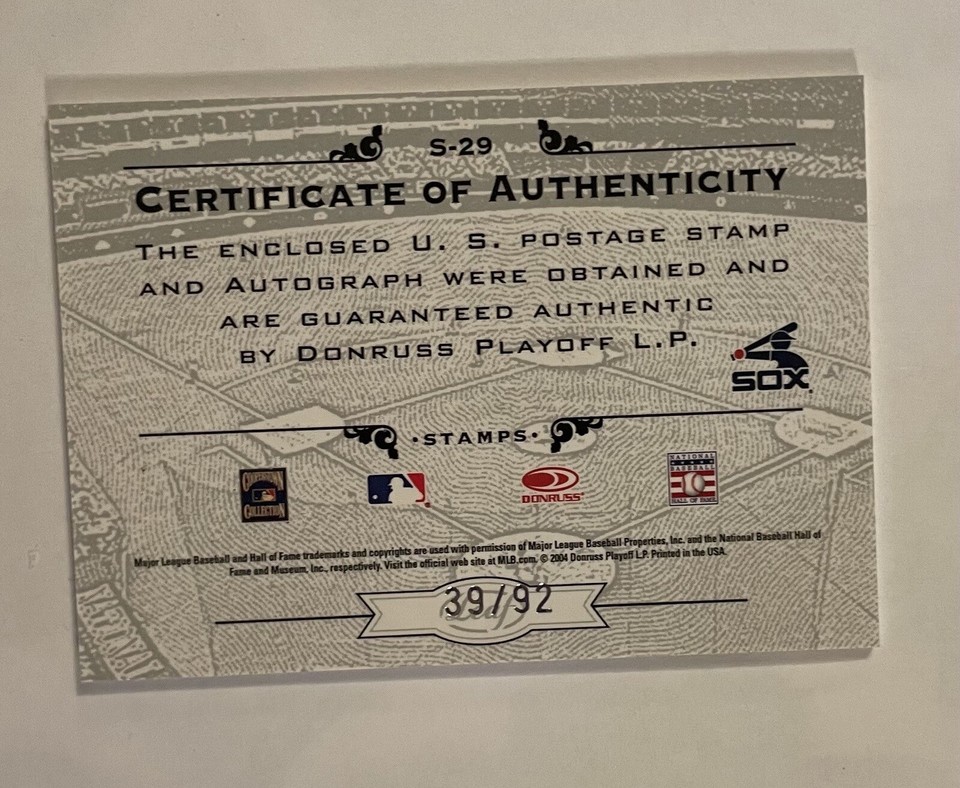 Steve Carlton rare autographed stamp card numbered 39/92🔥🔥🔥 | eBay