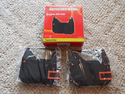 Porelon Correctable Typewriter Ribbons For Brother AX1230 #11452 NEW ...