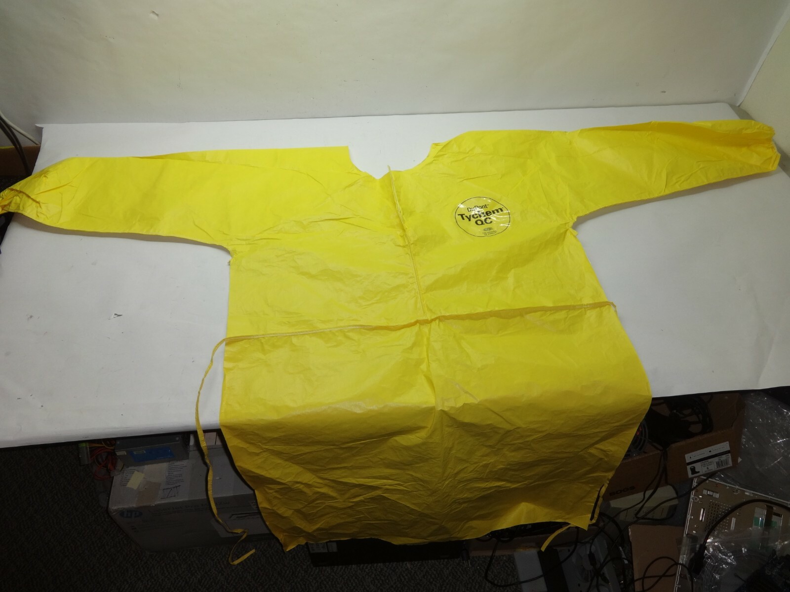 DuPont QC 3XL Coat Sleeve Apron Hazardous Materials Protective Garment ...