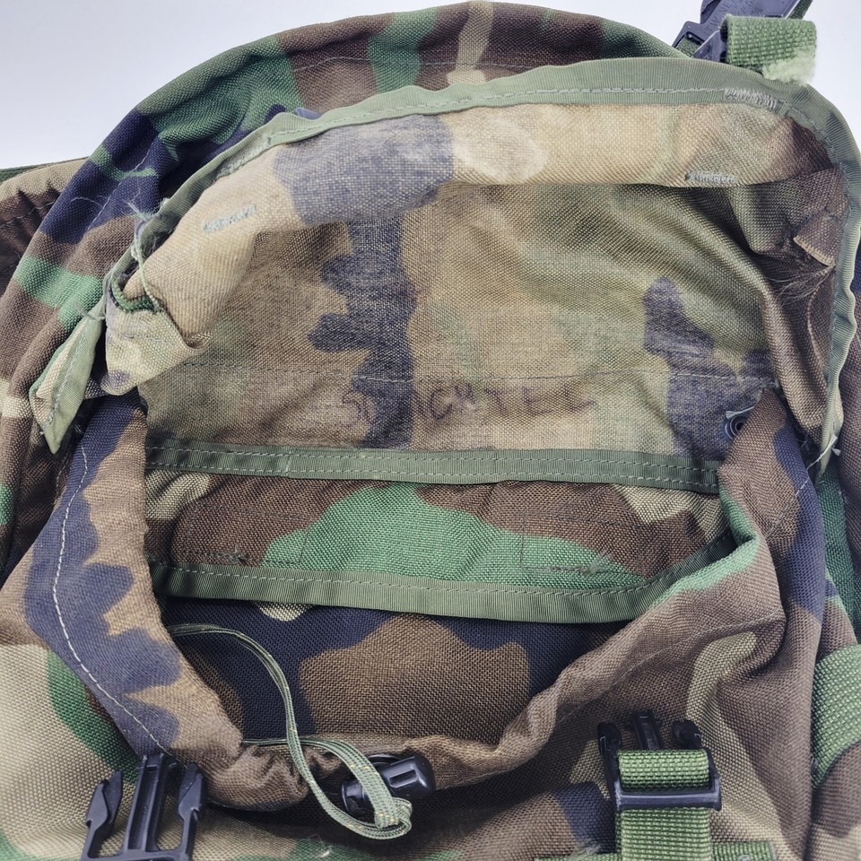 USGI MOLLE II Woodland Camouflage Patrol Pack Assault Backpack 3 Day ...