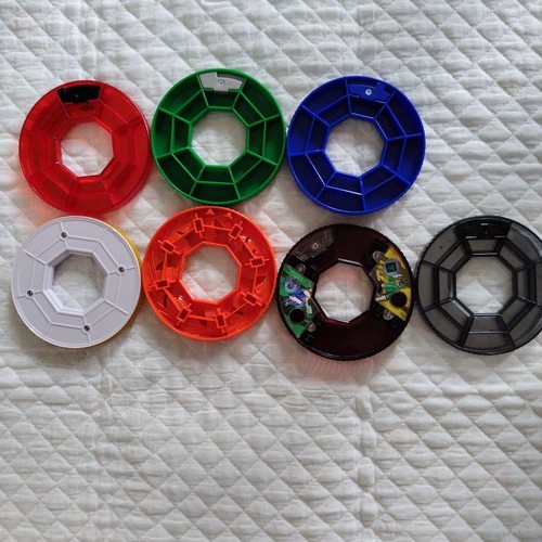 Bandai Power Rangers Samurai Shinkenger Megazord Morpher 7p Disc 2p set ...