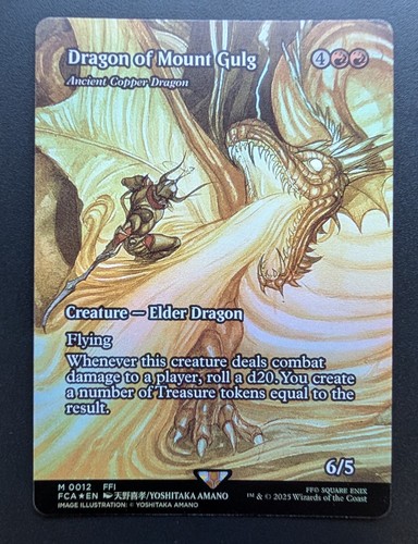MTG Final Fantasy Dragon of Mount Gulg - Ancient Copper Dragon ...