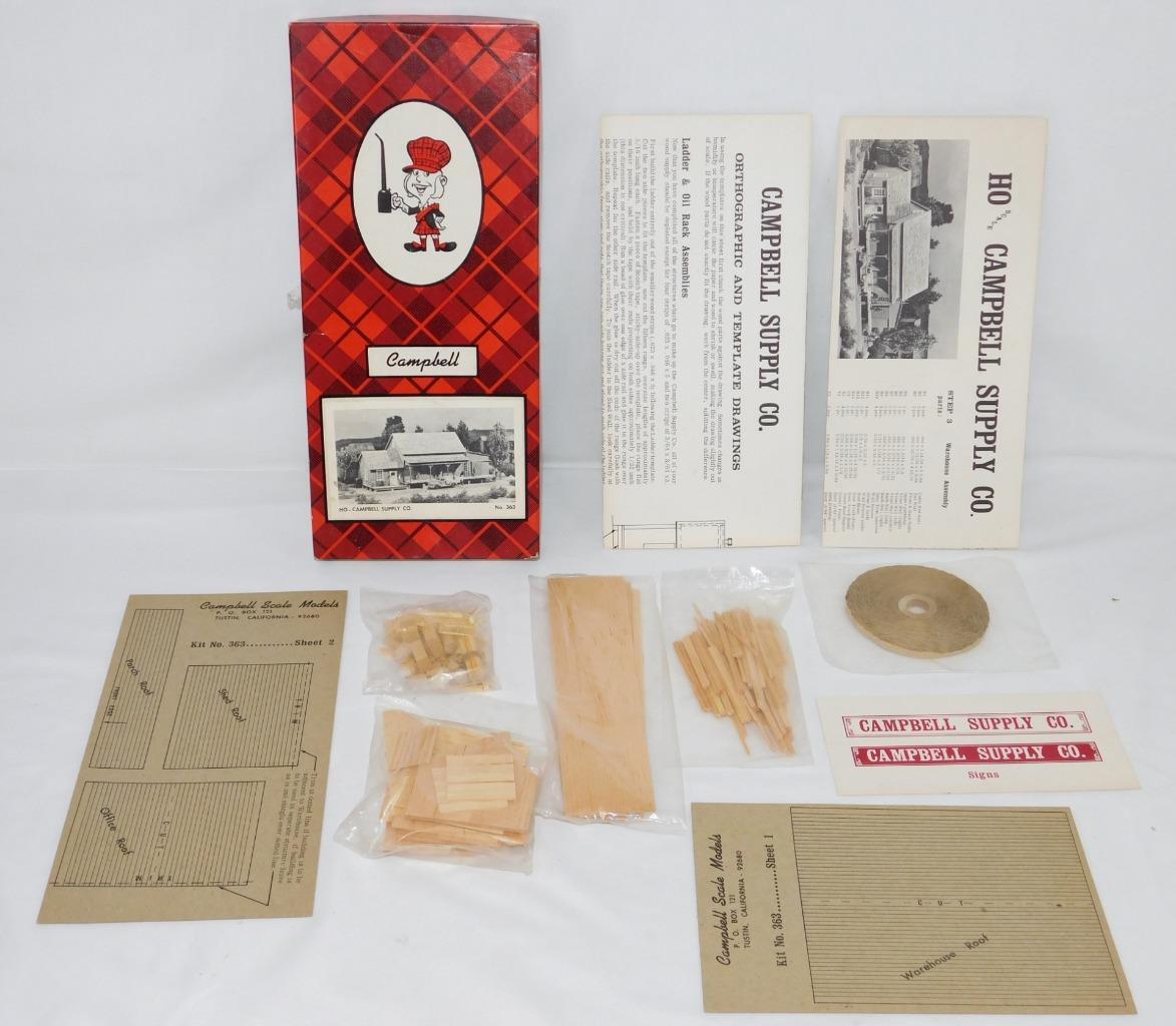 Vintage Campbell #363 HO scale Campbell Supply Complete HO scale Kit ...
