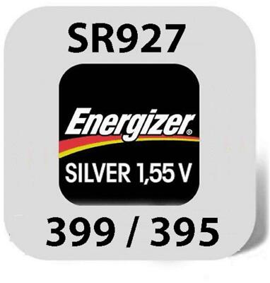 2 x Energizer 399 / 395 watch battery E1115501 1.55V 1 blister watch ...
