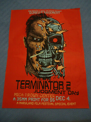 Dan Deacon Jimmy Joe Roche poster Terminator 2 Judgement Day | eBay